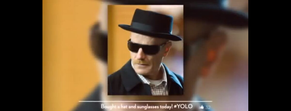 Photo : Breaking Bad : Walter White a droit à son "look back" Facebook ...