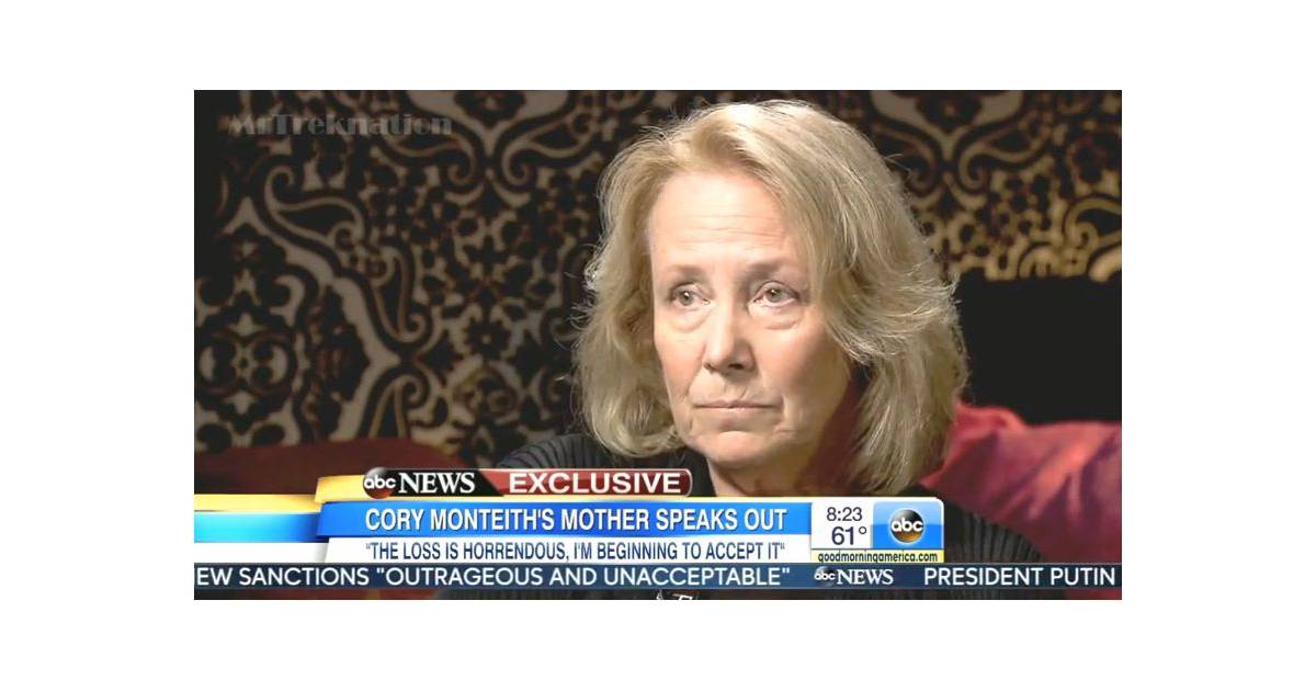 Cory Monteith : sa mère se confie sur sa mort et sur Lea Michele ...