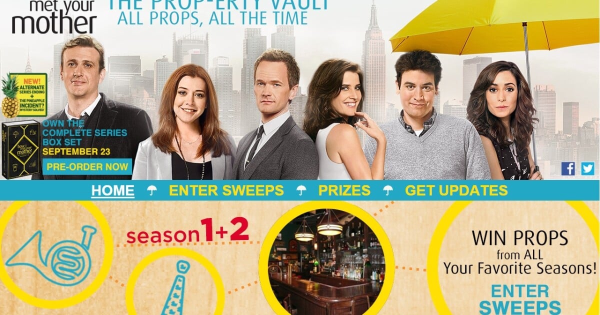How I Met Your Mother : la série fait gagner des objets cultes du ...