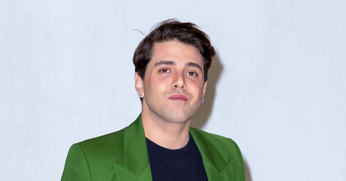 Xavier Dolan - Photocall du défilé de mode Hommes AMI prêt-à-porter ...