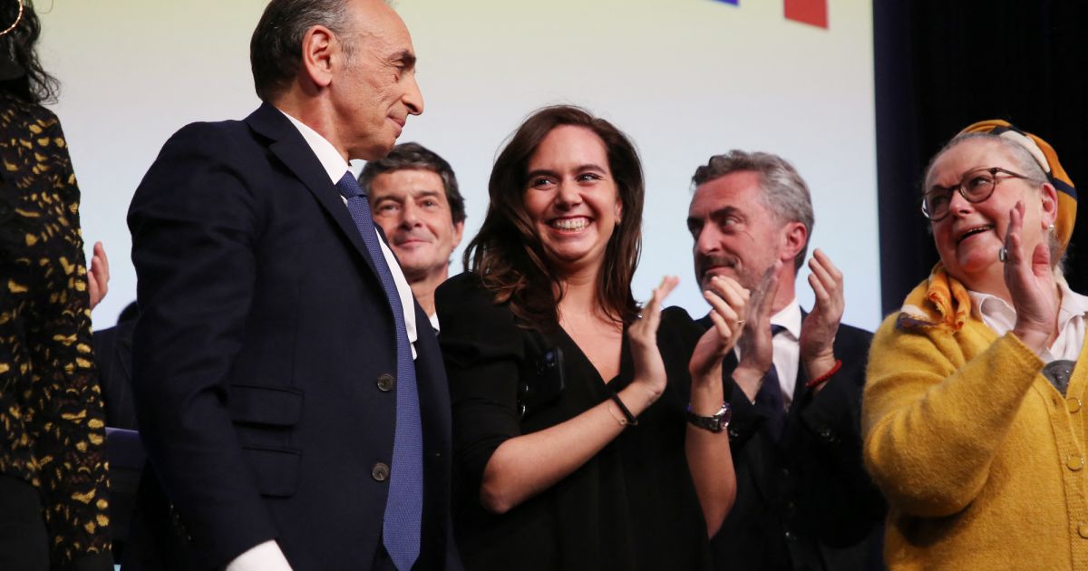 Christine Boutin, Eric Zemmour et Sarah Knafo au soir du premier tour ...