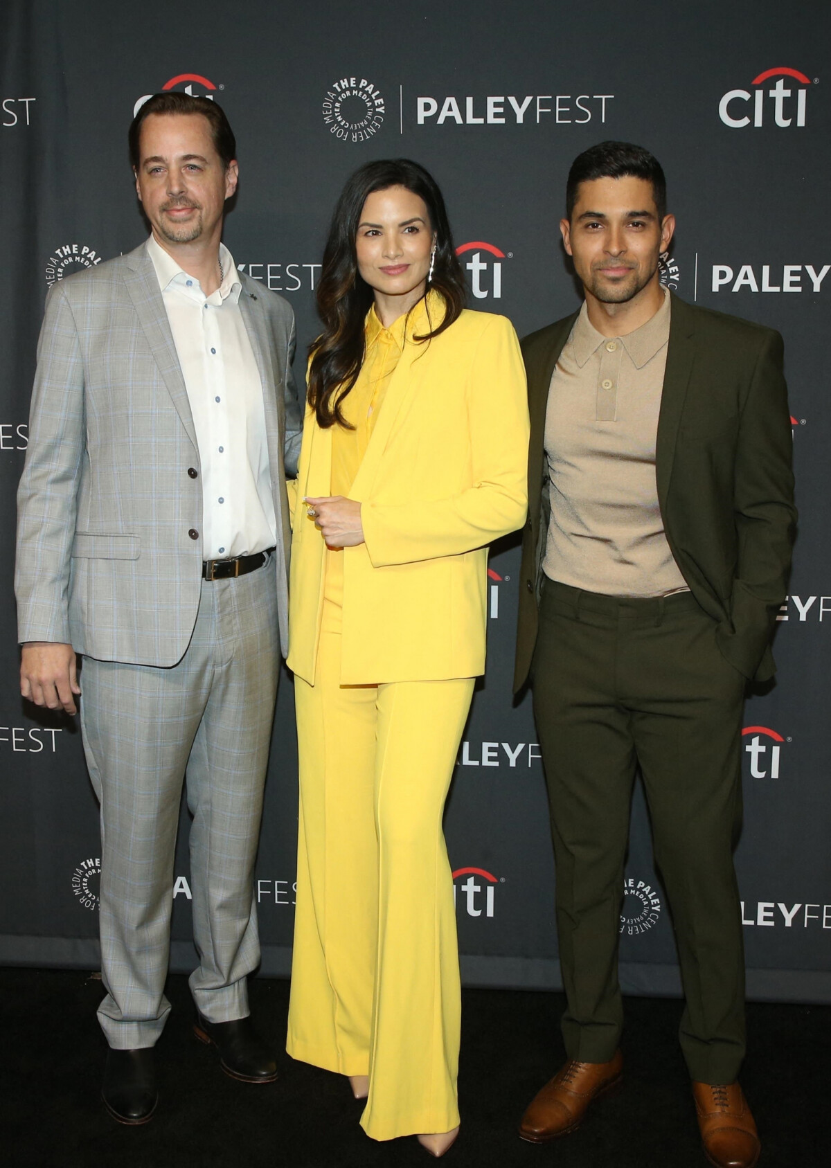 Photo : Sean Murray, Katrina Law and Wilmer Valderrama au photocall "A Tribute to NCIS Universe ...