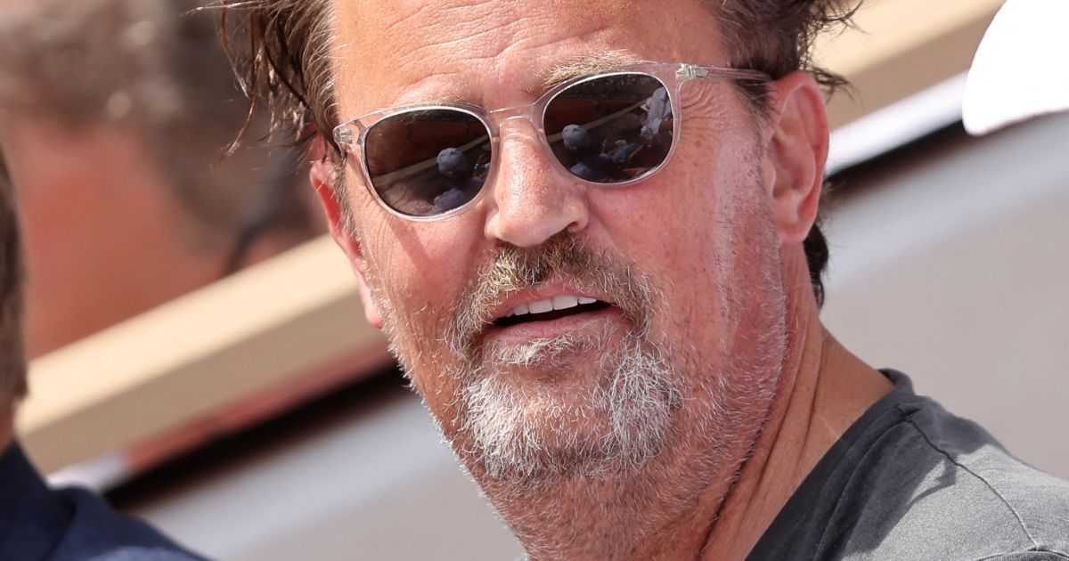 Matthew Perry à Roland Garros le 9 juin 2023. © Jacovides / Moreau ...