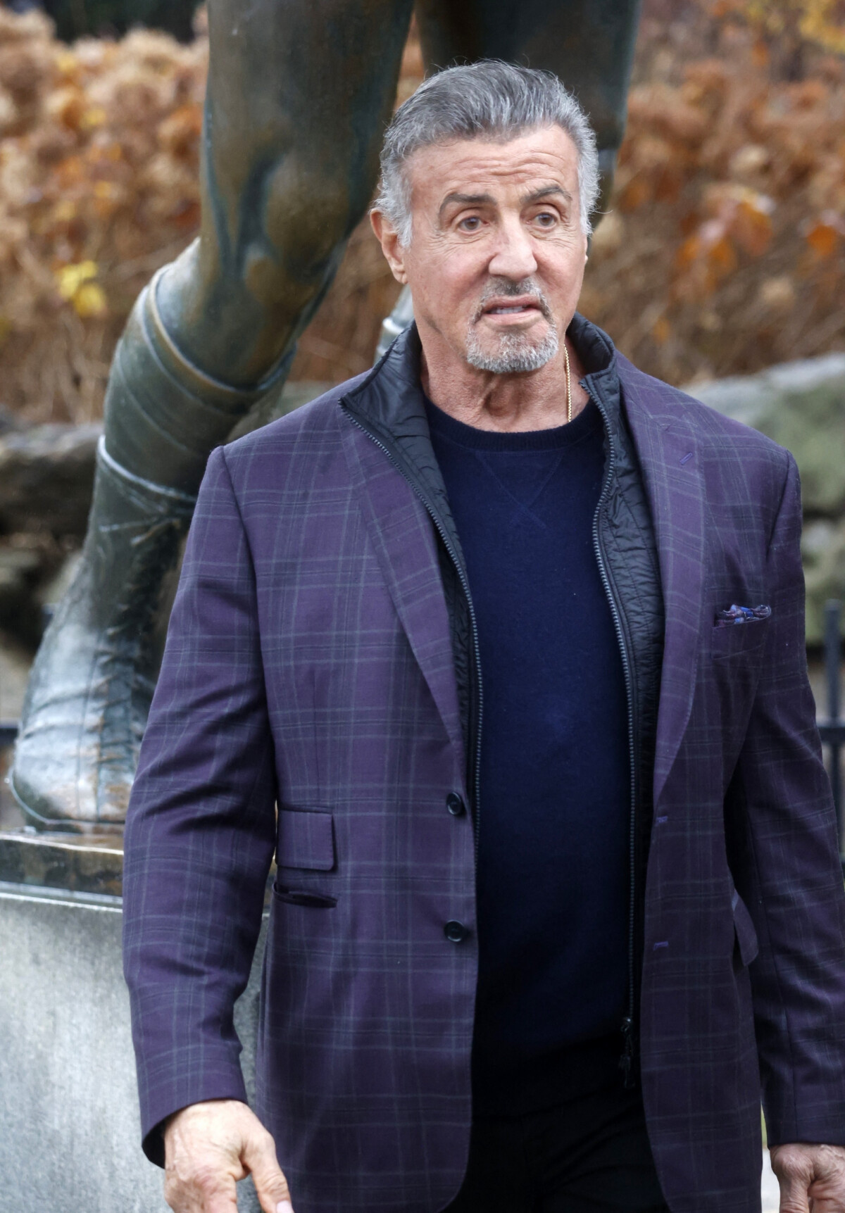 Photo : Sylvester Stallone à Philadelphie. - PureBreak