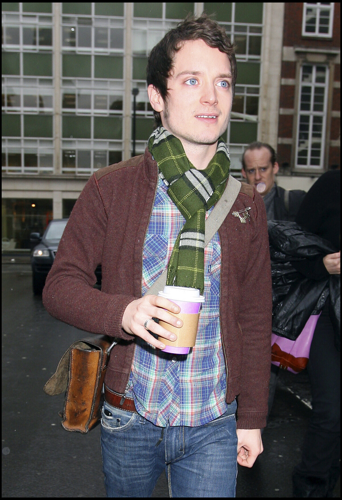 Photo : ELIJAH WOOD SE REND AU STUDIOS DE "RADIO ONE" A LONDRES Lord Of ...