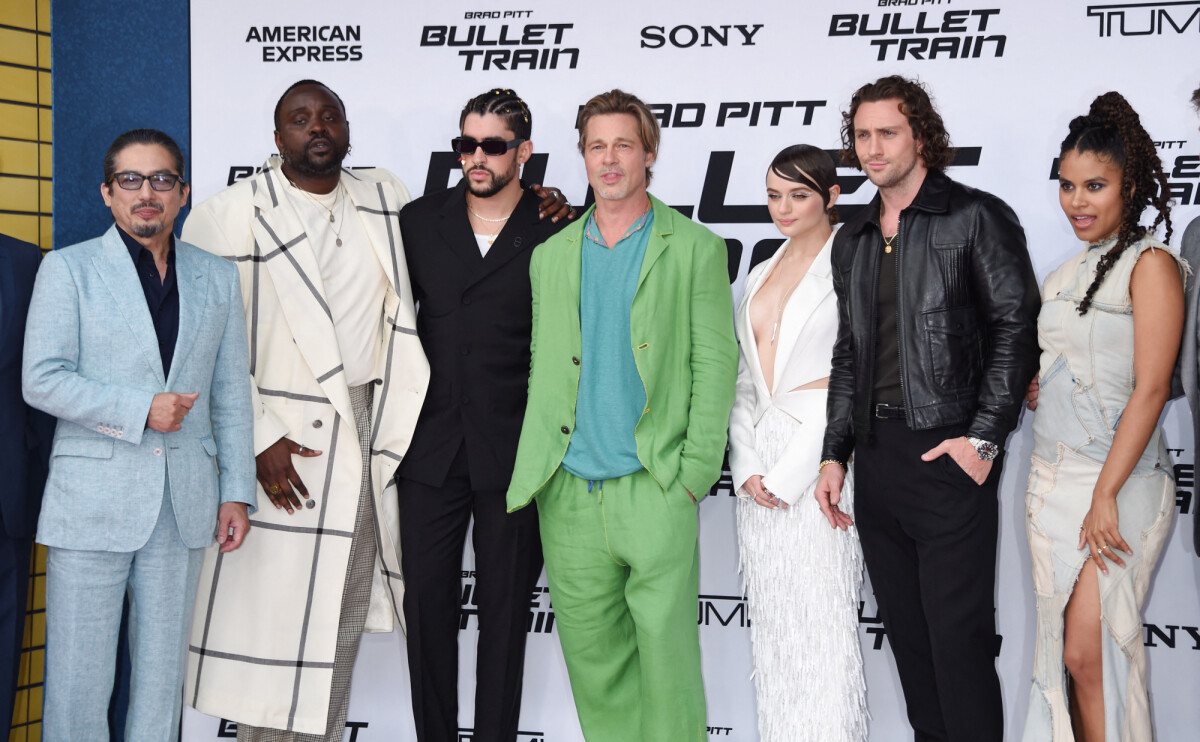 Photo : Brian Tyree Henry, Bad Bunny, Brad Pitt, Joey King, Aaron ...