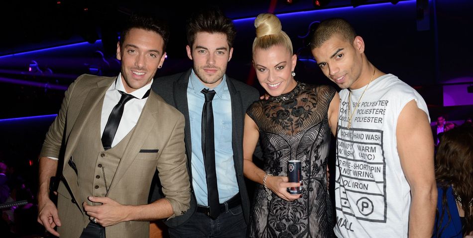Brahim Zaibat, Katrina Patchett et son compagnon, Maxime Dereymez à la ...