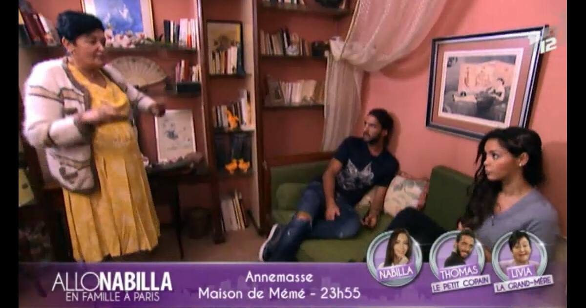 Allo Nabilla : Mémé Livia impose sa loi, Thomas Vergara agacé - PureBreak