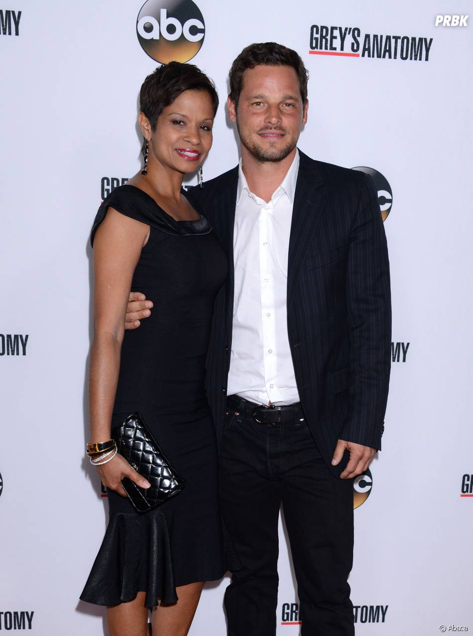 Justin Chambers Et Sa Femme Keisha à La Soirée De Lépisode 200 De Grey