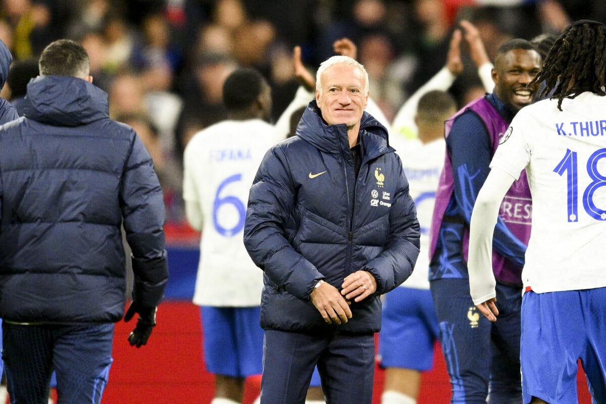 Photo : Vivement un prochain match Equipe de France vs Equipe de Hongrie en football Joie des ...