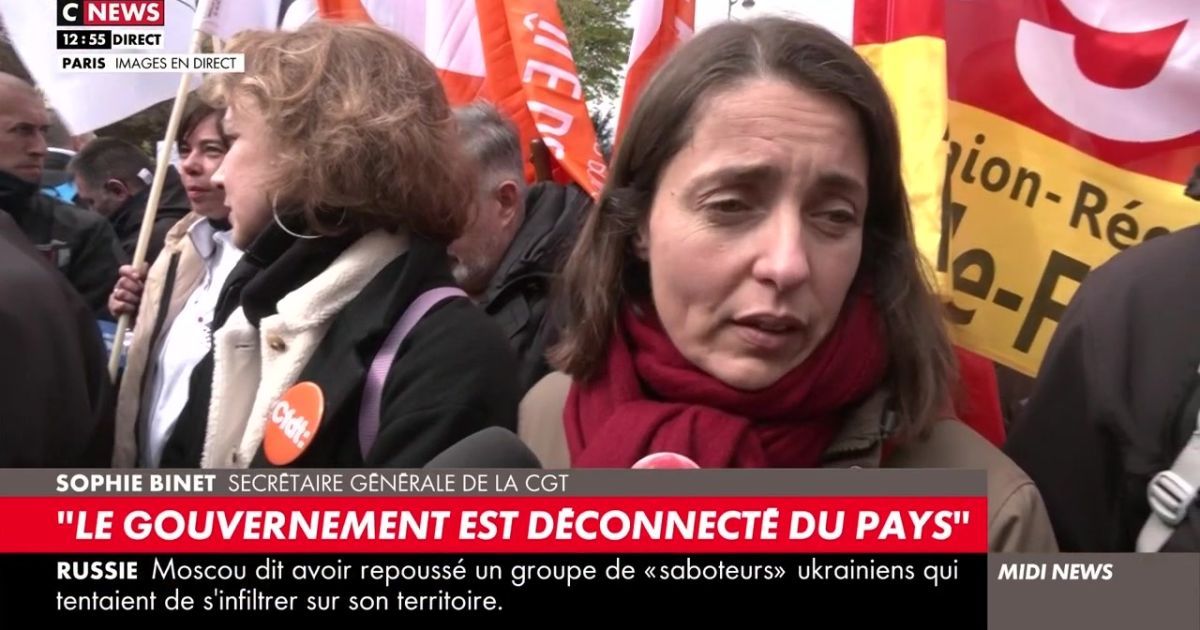 "C'est scandaleux !" : Sophie Binet recale CNews en direct et refuse de ...