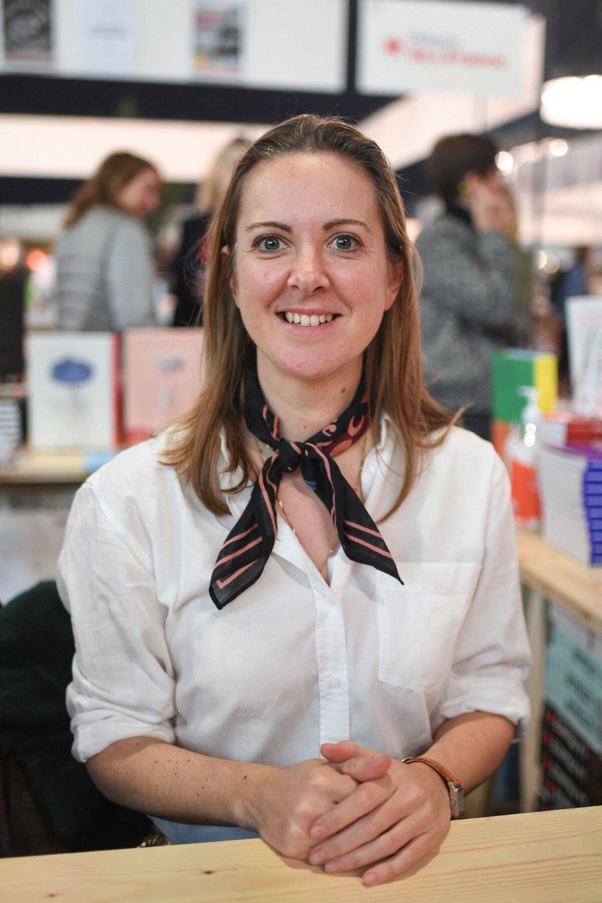 Photo : Charline Vanhoenacker lors du "Festival du Livre de Paris", qui ...