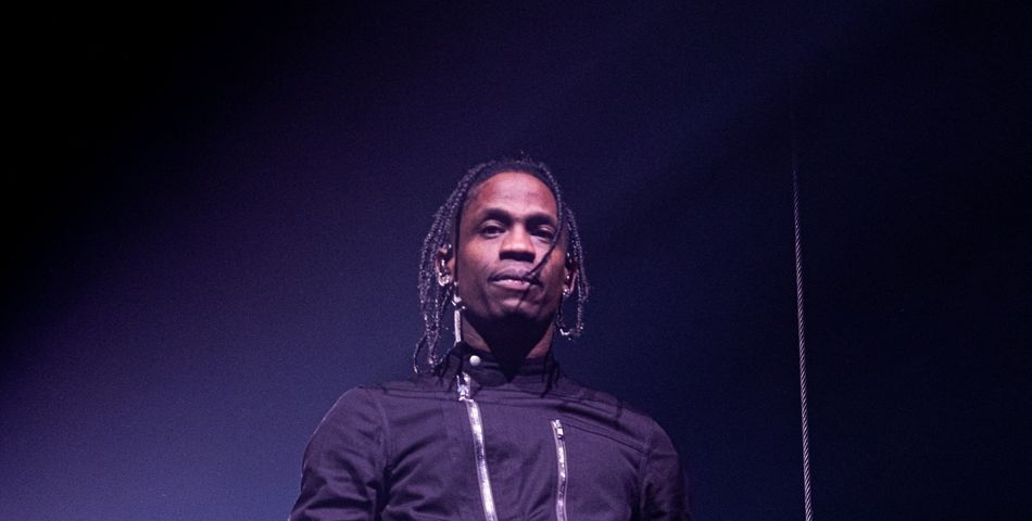 Le rappeur Travis Scott en concert au Festival Primavera Sound à Sao ...