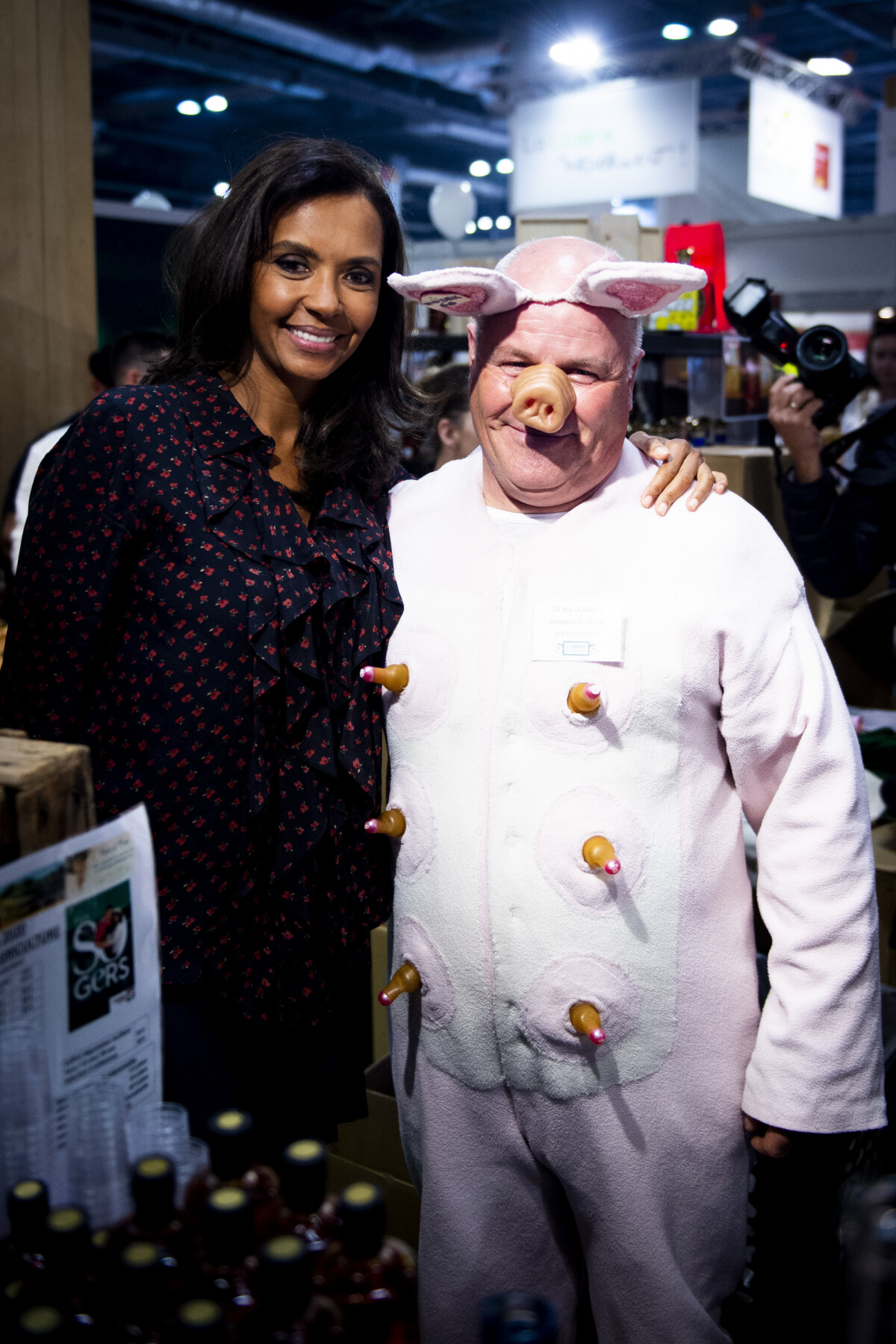 Photo : Karine Le Marchand (marraine de la CNDP (Commission nationale du débat public) et ...