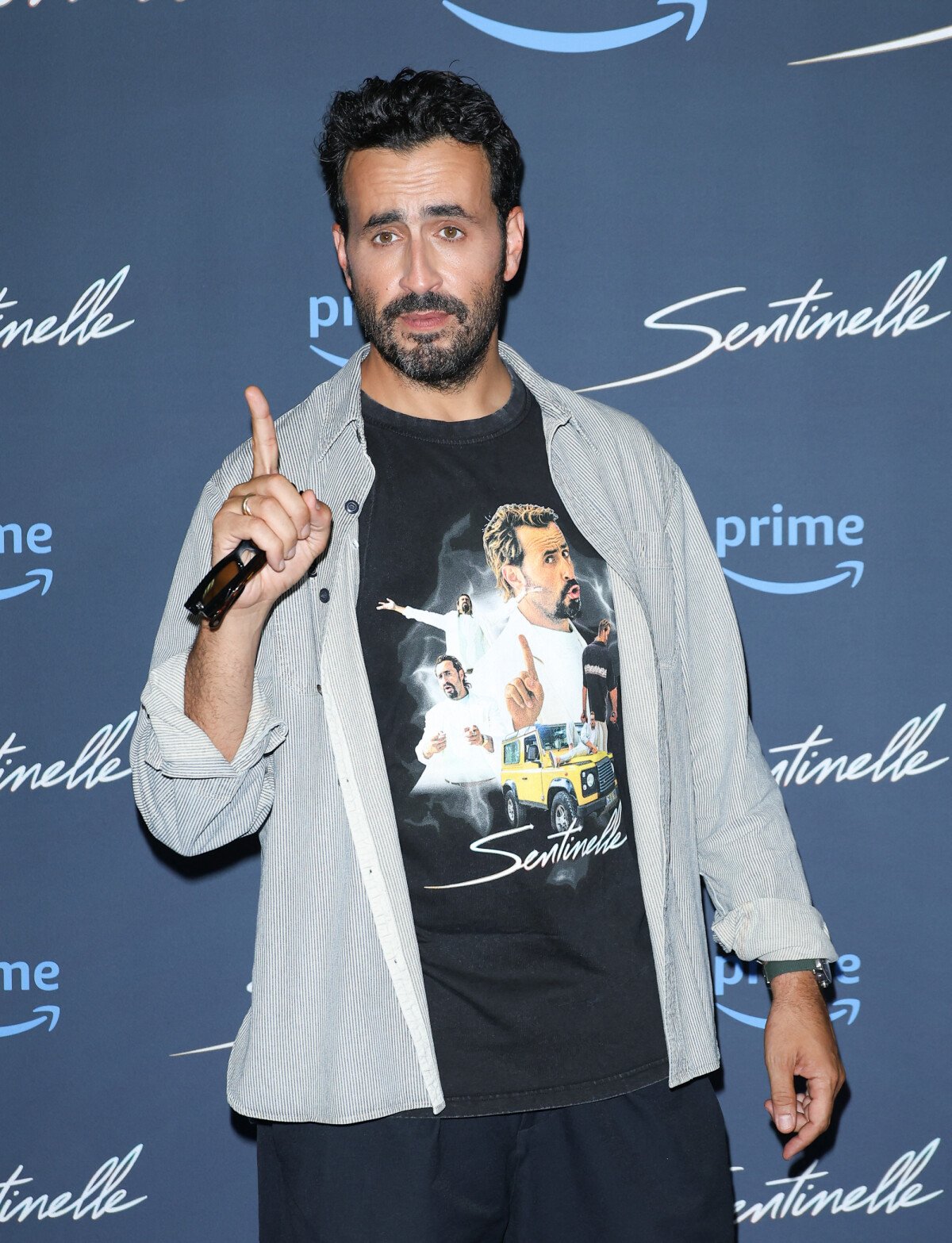 Photo : Jonathan Cohen - Avant-première du film "Sentinelle" au cinéma Max Linder Panorama à ...
