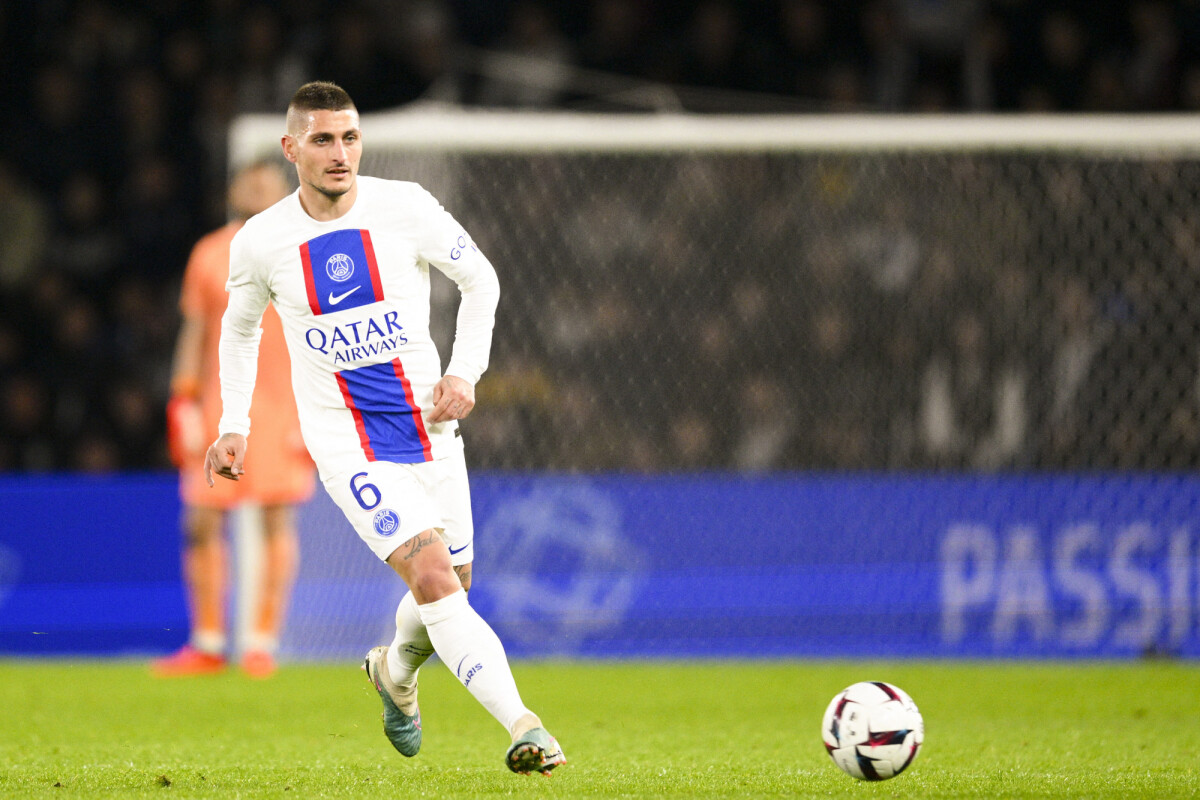 Photo : Marco Verratti (PSG) - Match de football Ligue 1 Uber Eats Angers Vs PSG (Paris Saint ...