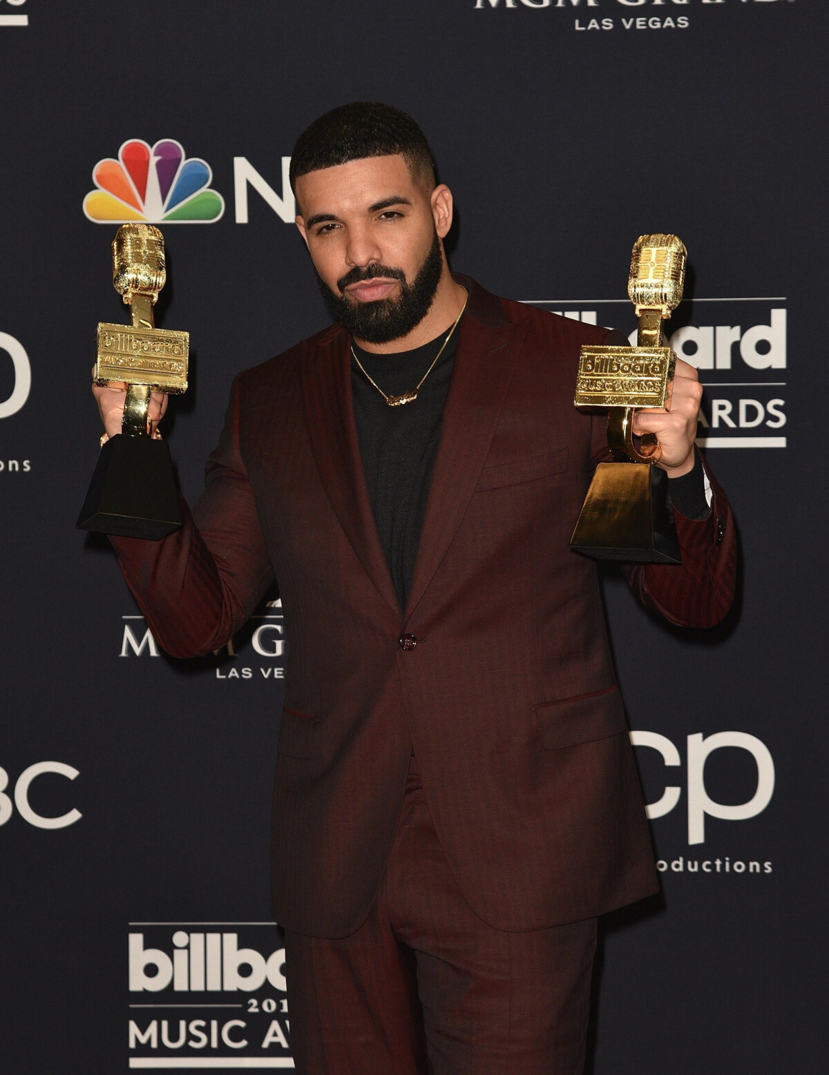 Photo : Drake dans la press room des "2019 Billboards Music Awards", à ...