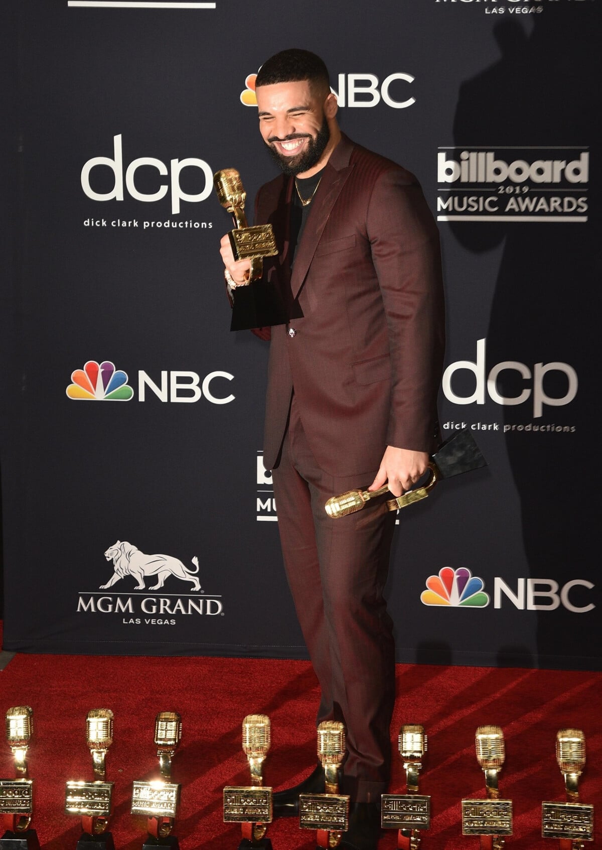 Photo : Drake dans la press room des "2019 Billboards Music Awards", à ...