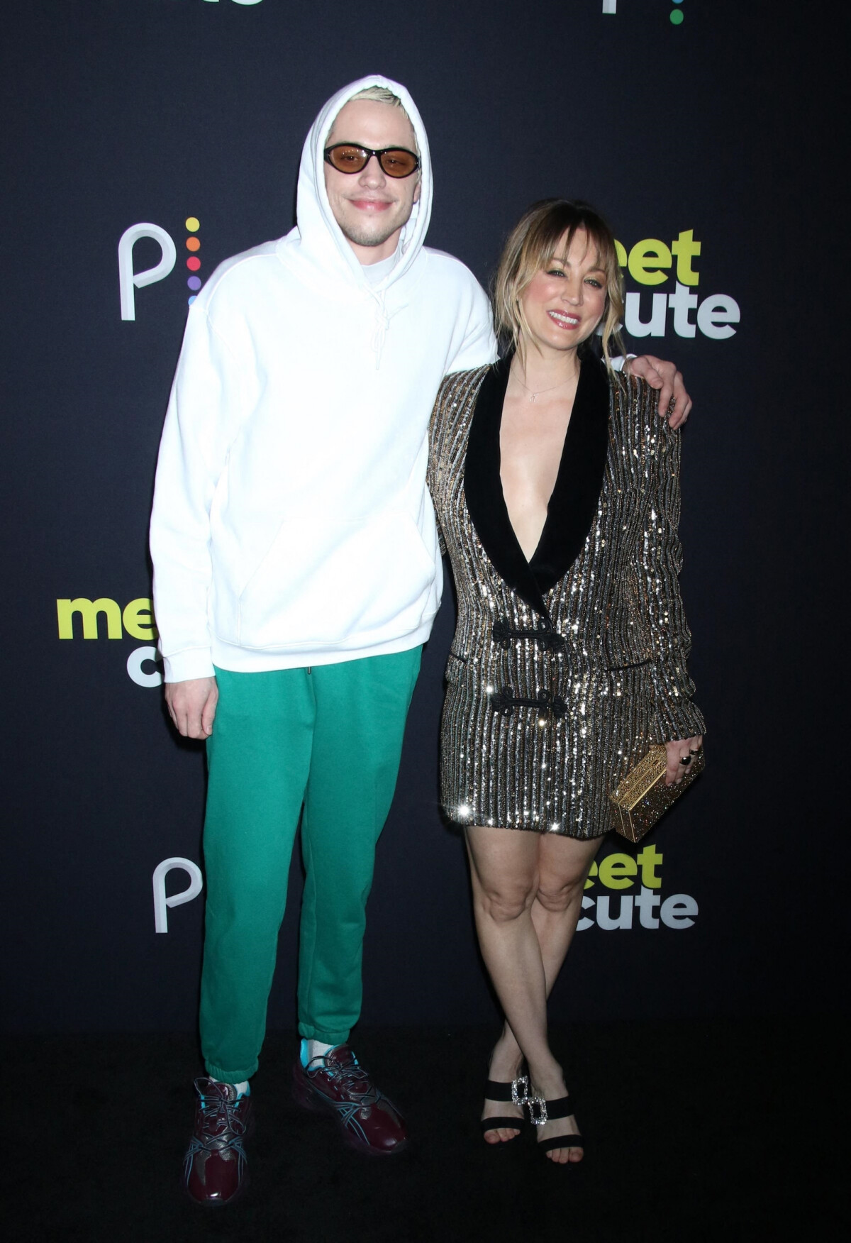 Photo : Pete Davidson, Kaley Cuoco à la première du film "Meet Cute" à ...