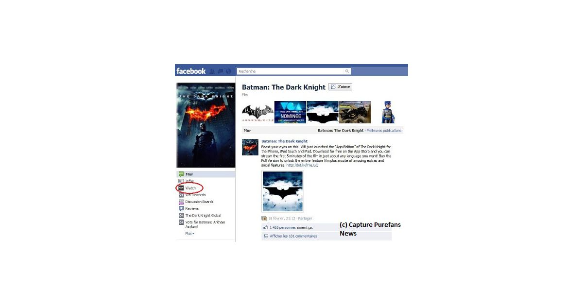 Facebook... Warner Bros va proposer plus de VOD - Purebreak