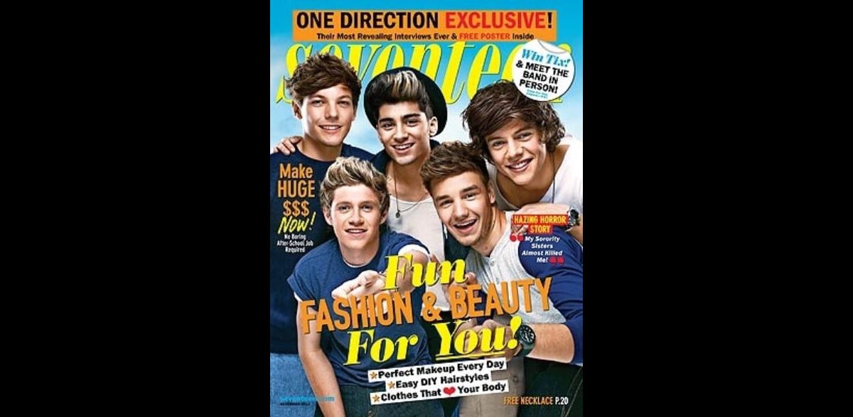 Photo : Les One Direction en Une du magazine Seventeen - PureBreak