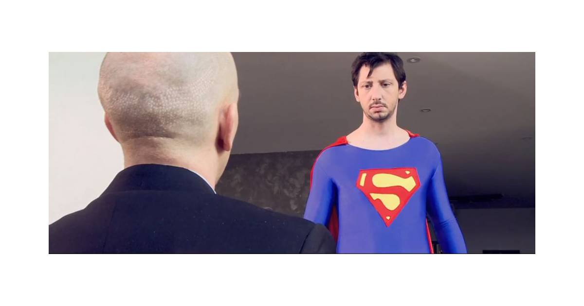 Poulpe et Davy en Superman/Lex pour le Golden Moustache - Purebreak