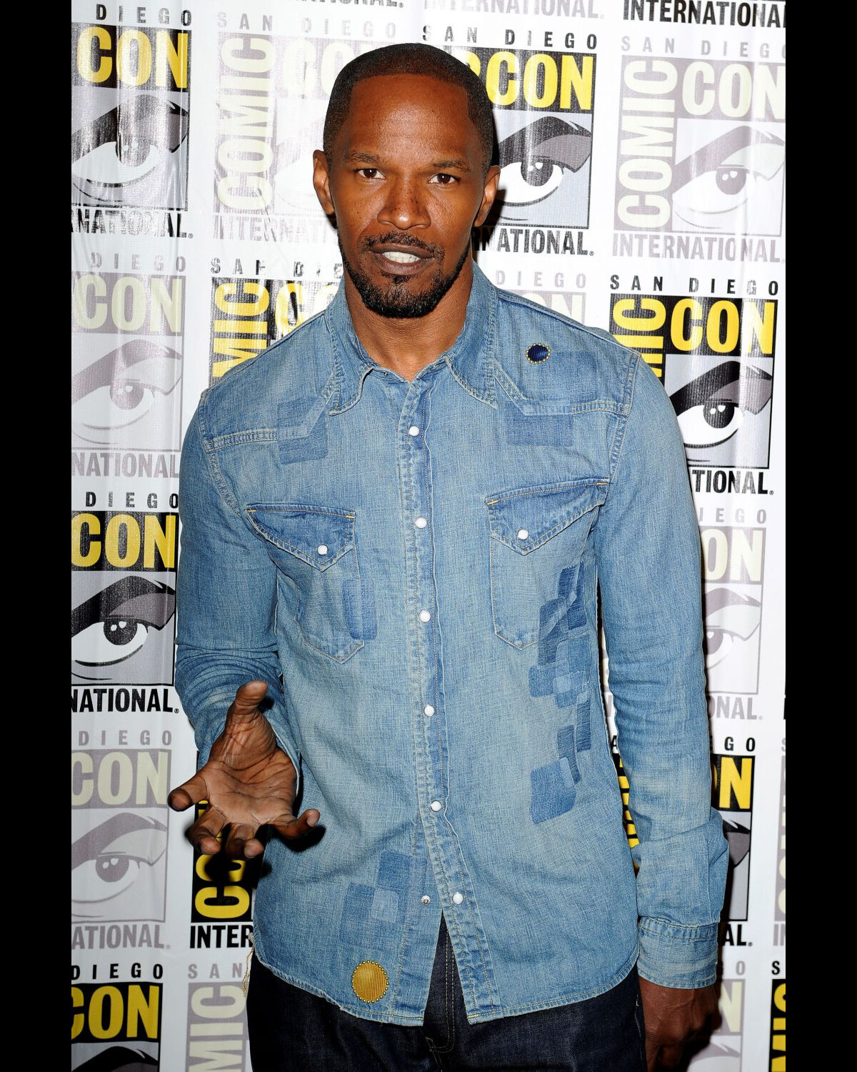 Photo : Jamie Foxx au Comic Com 2013 pour le panel de The Aamazing ...
