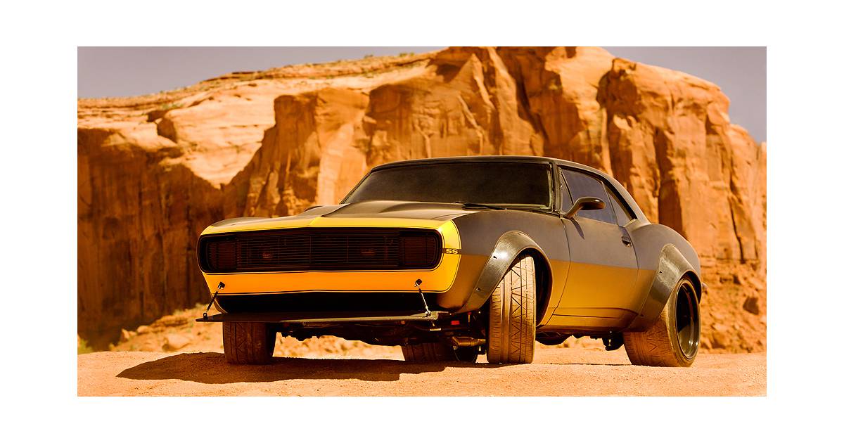 Bumblebee a le droit à un relooking dans Transformers 4 avec une Camaro ...