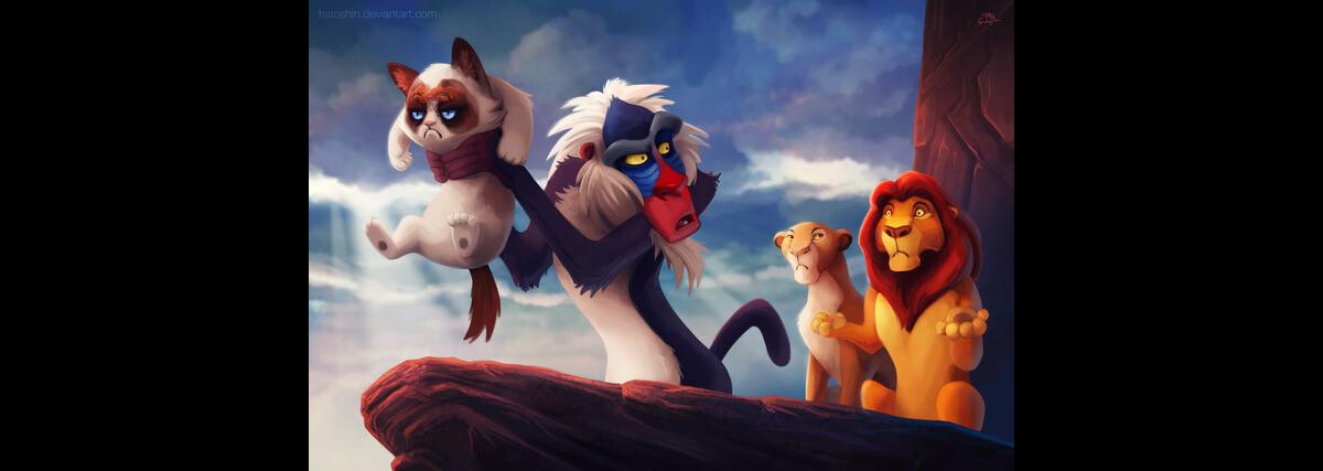 grumpy cat lion king