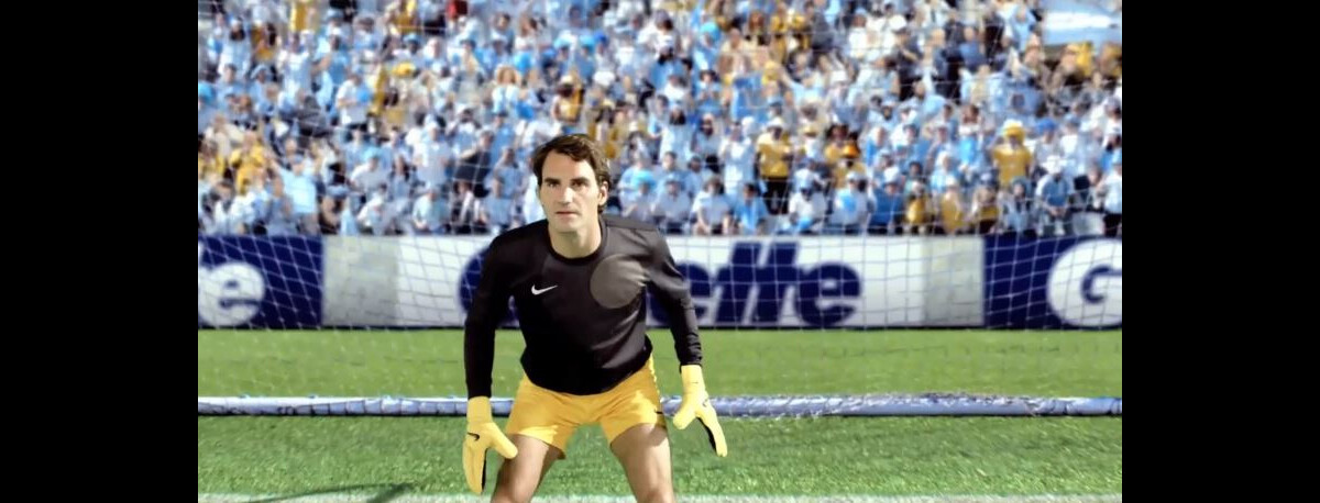 Photo : Roger Federer devient footballeur dans la nouvelle publicité ...