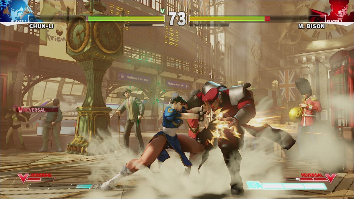 Photo : Street Fighter 5 : Chun-Li VS Bison sur une image du jeu ...