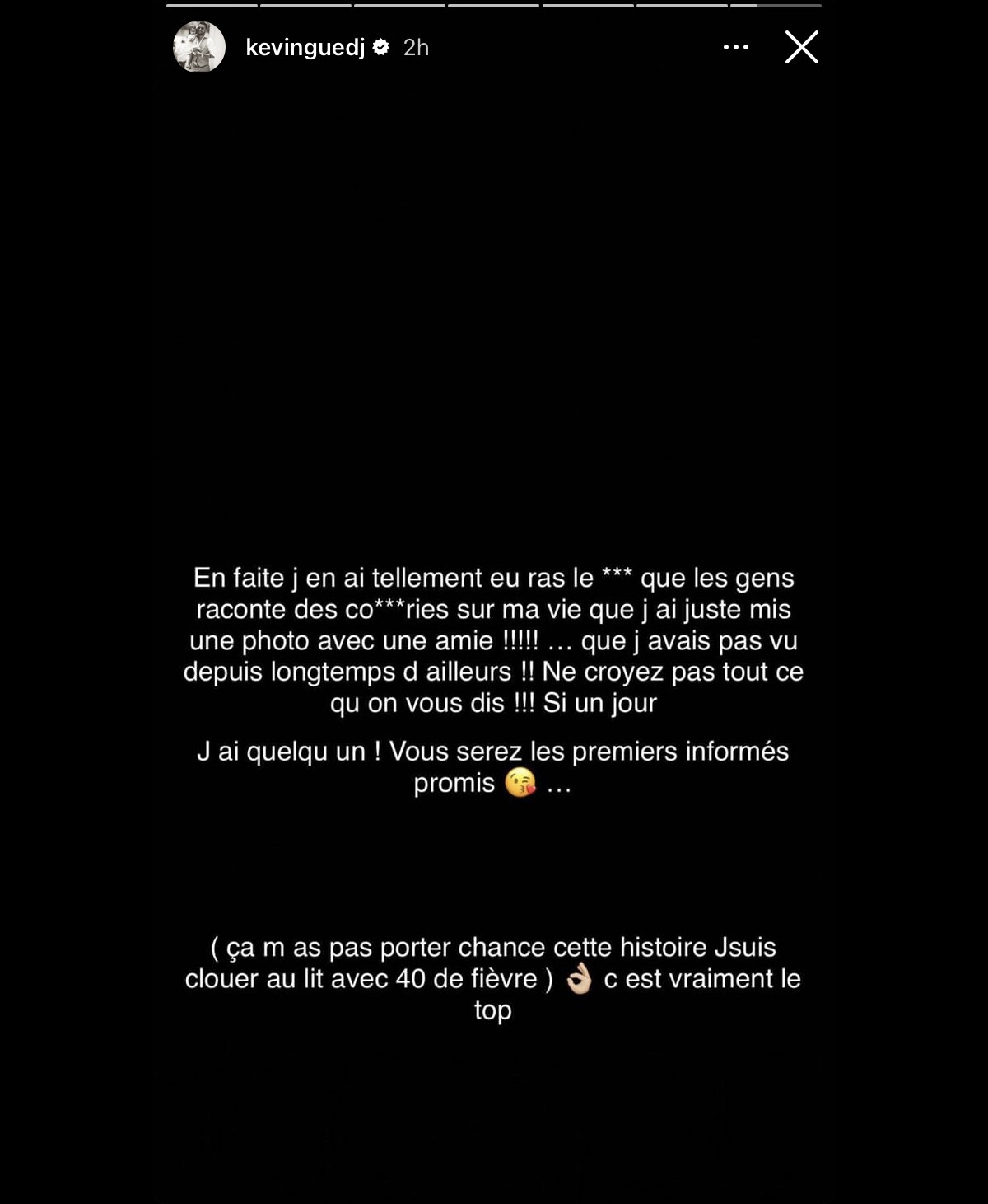 Photo : Kevin Guedj dément les rumeurs de couple. - PureBreak