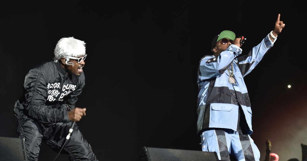 Outkast - Concerts lors du festival Lollapalooza à Chicago, le 2 août ...