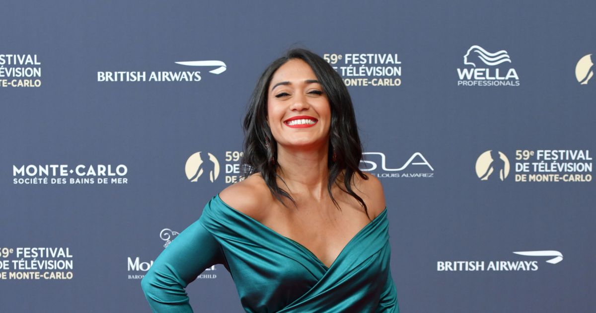 Joséphine Jobert durant la soirée d'ouverture du 59ème Festival de Télévision de Monte Carlo à ...