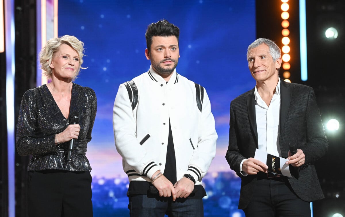 Photo : Sophie Davant, Kev Adams et Nagui - Les personnalités se mobilisent lors de la 36ème ...