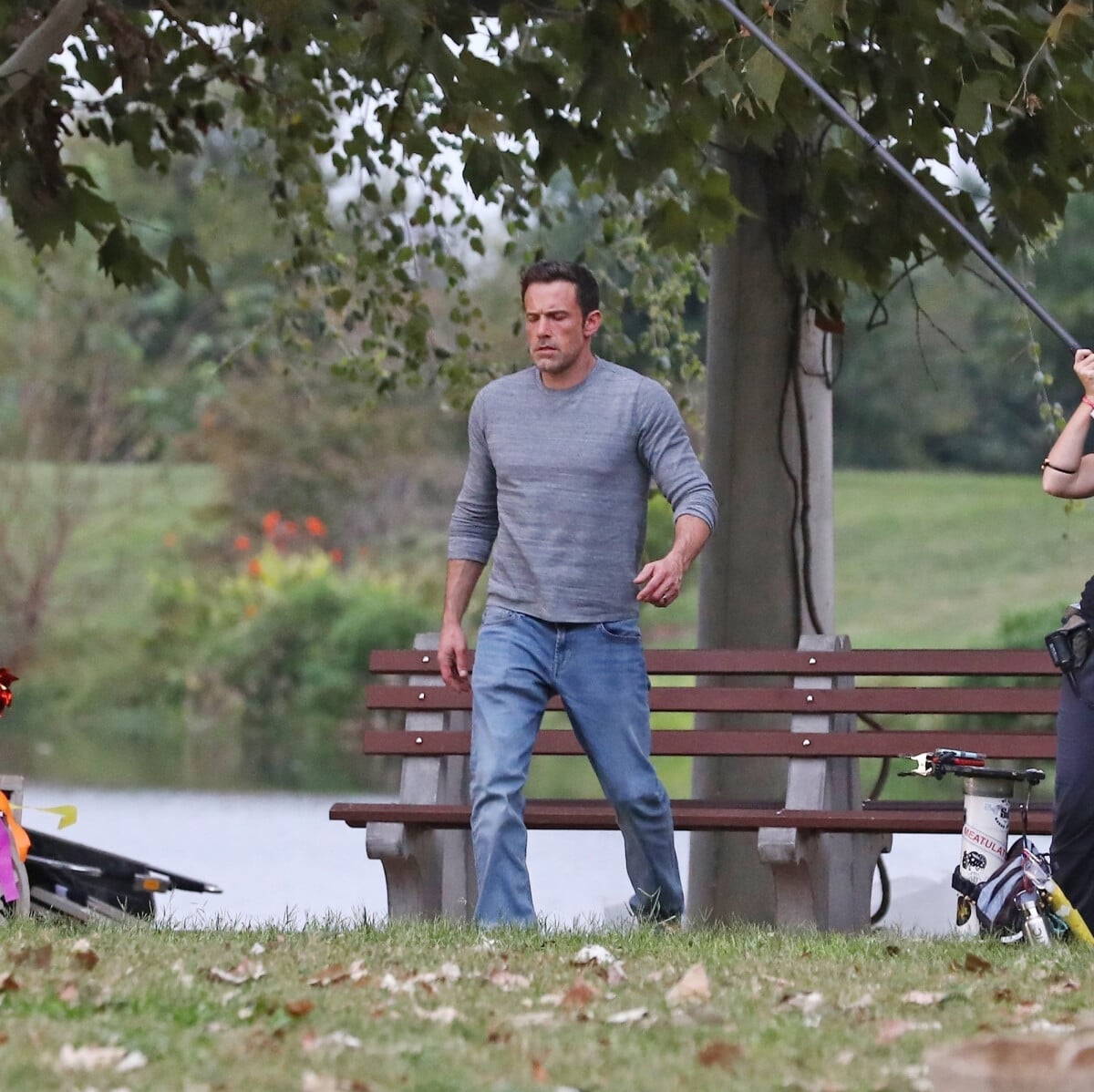 Photo : Exclusif - Ben Affleck tourne des scènes du film "Hypnotic" de ...