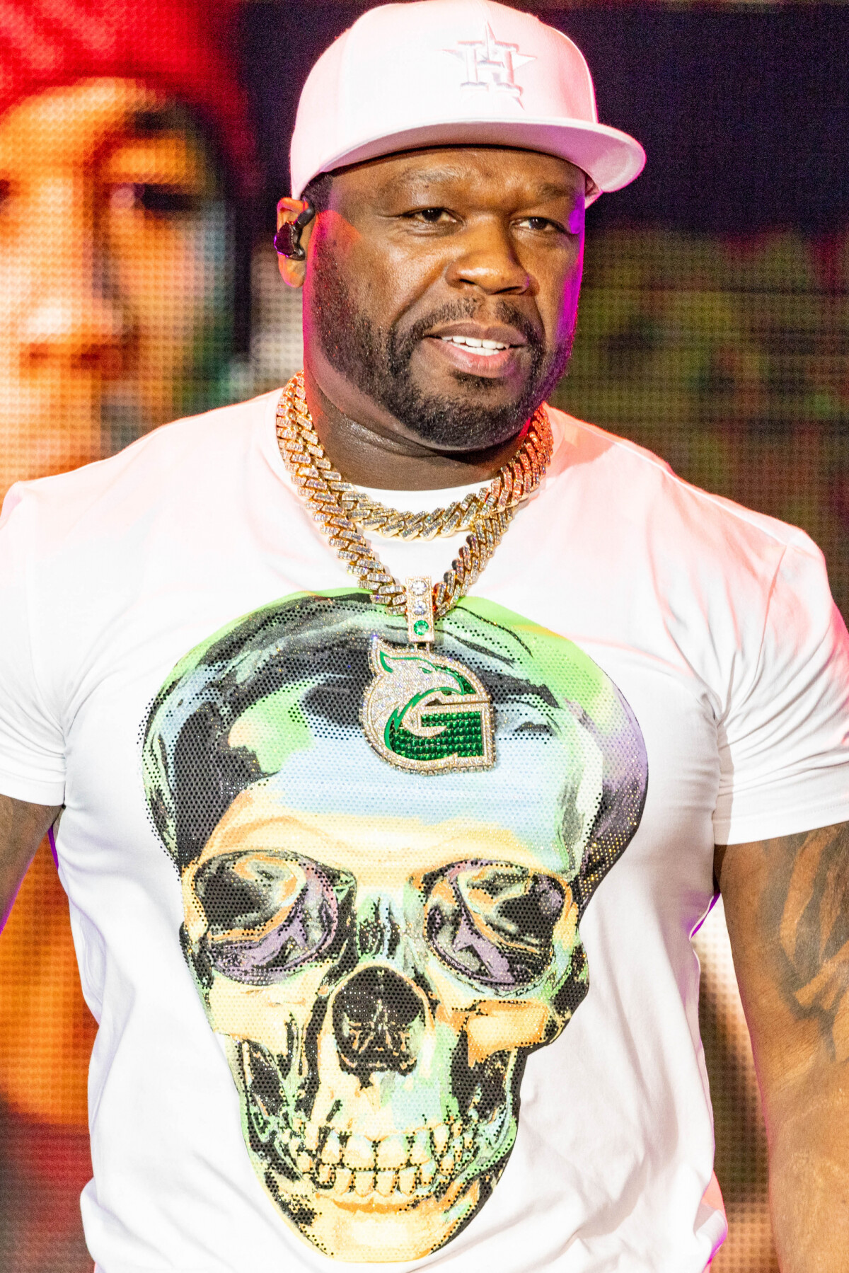 Photo : Rapper 50 CENT (CURTIS JACKSON III) - Les artistes sur la scène ...