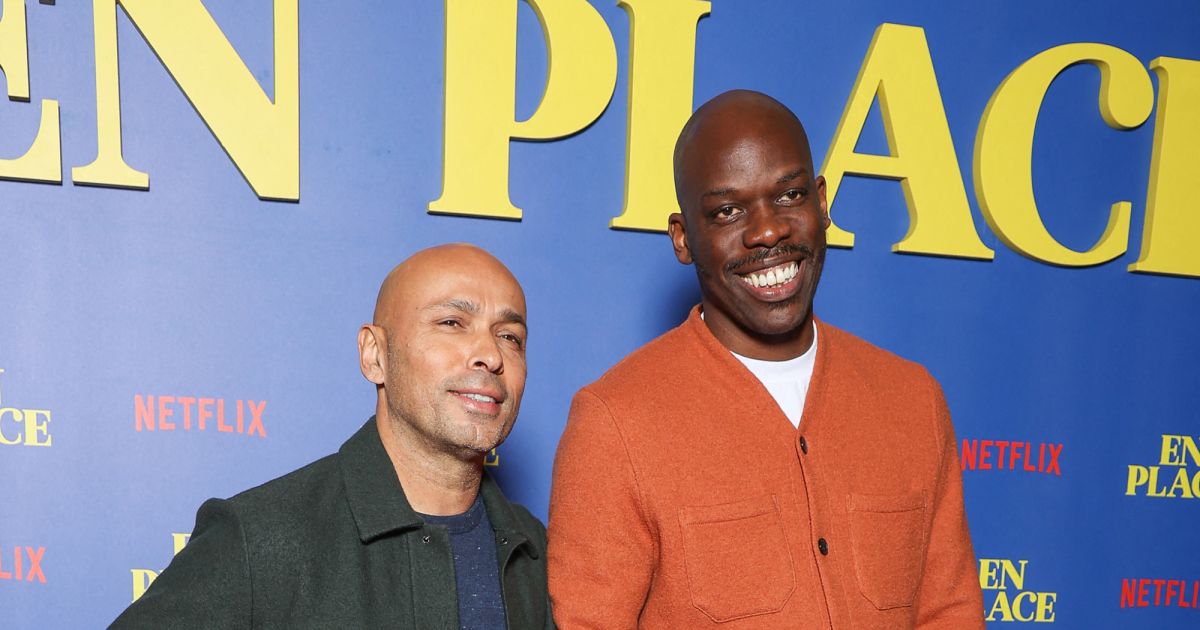 Eric Judor, Jean-Pascal Zadi attend the 'En Place' Netflix series ...