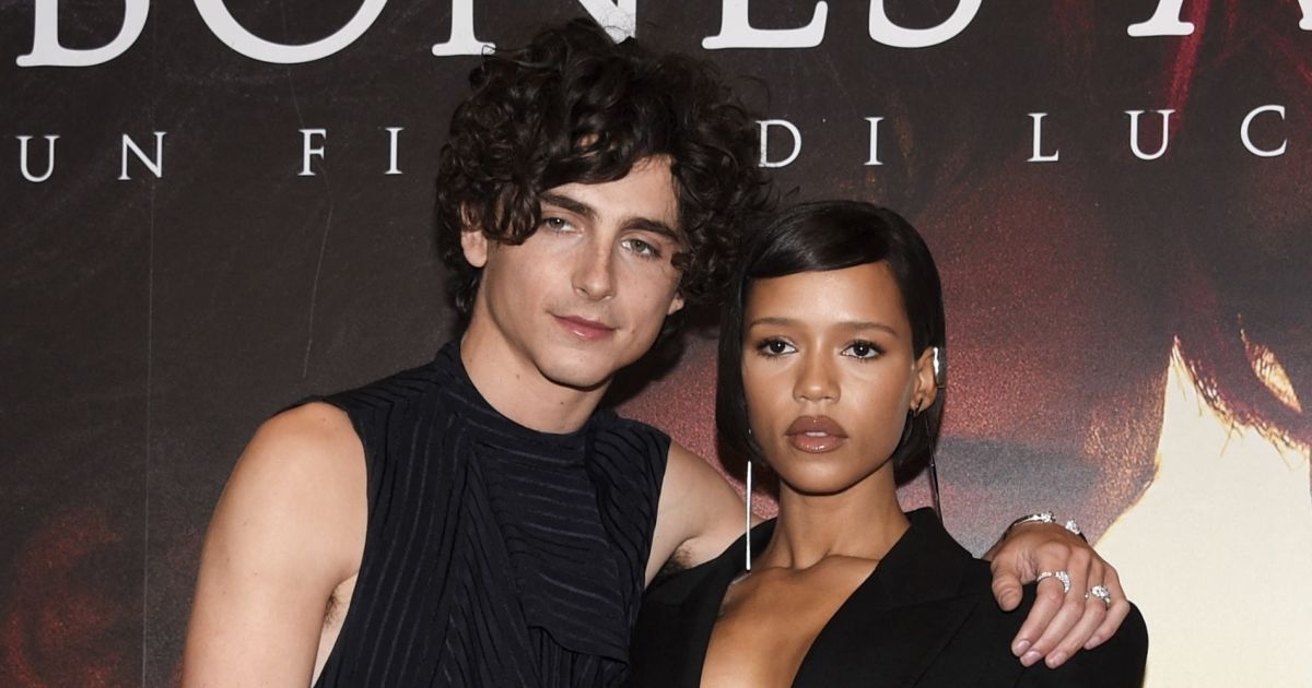 Timothée Chalamet, Taylor Russell actress au photocall du film Bones ...