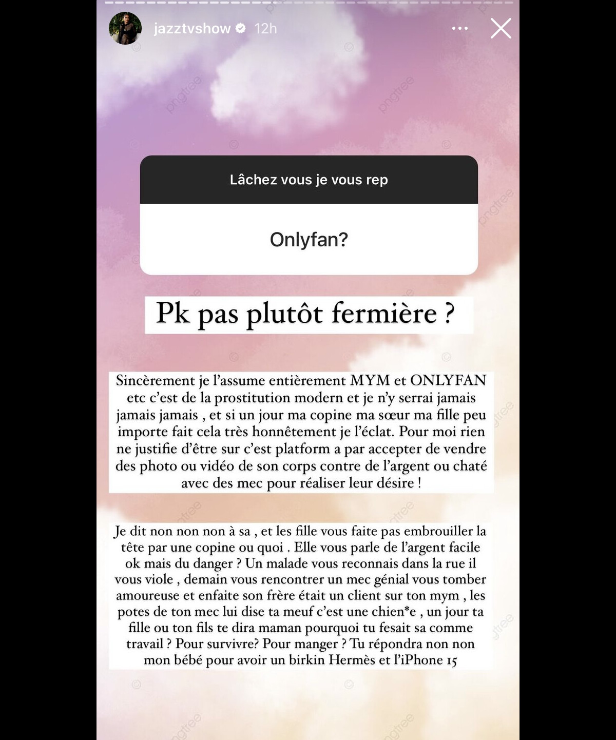 Photo : Jazz Correia donne son avis sur les plateformes de charme. - PureBreak