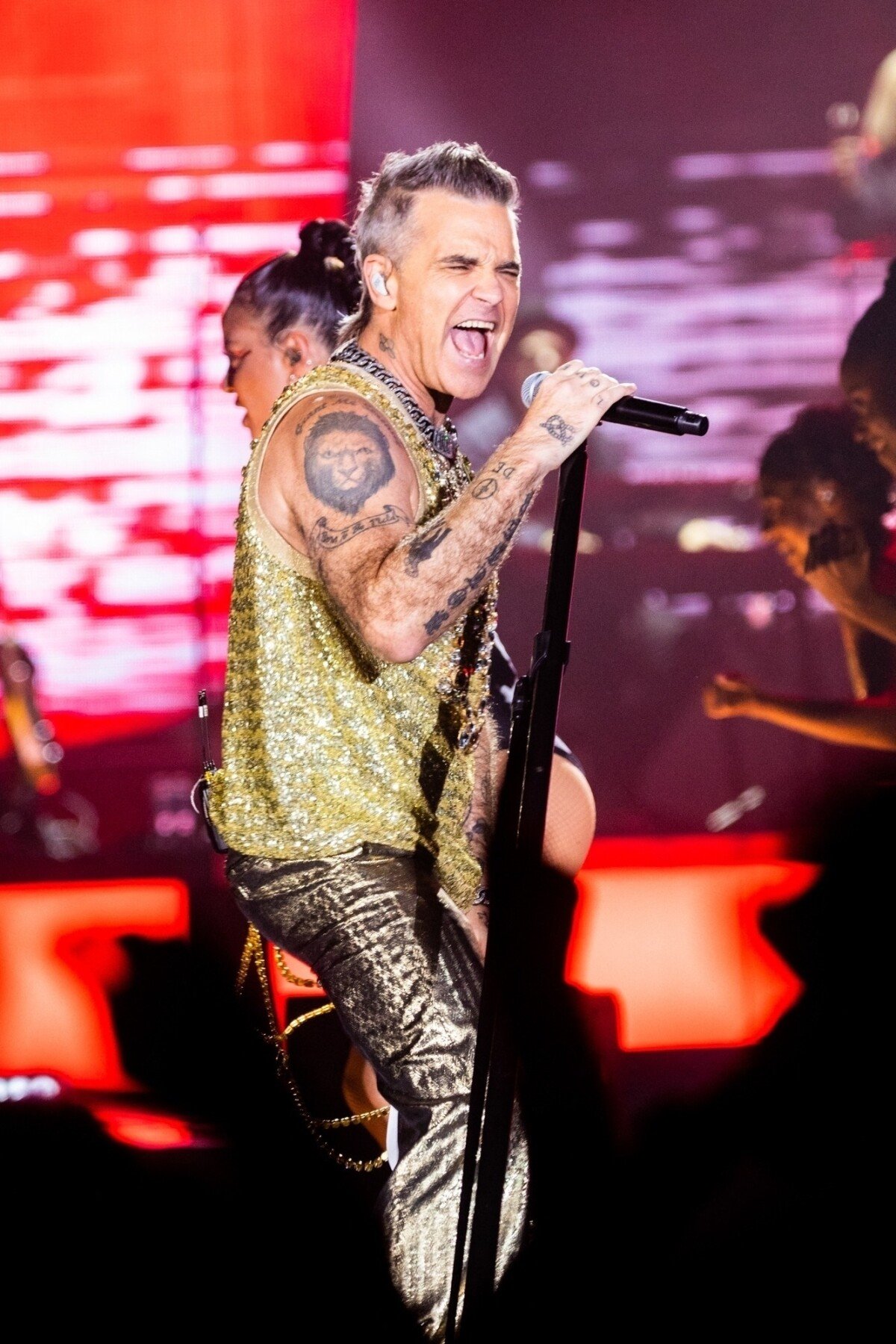 Photo : Concert de Robbie Williams à Birmingham dans le cadre de sa ...