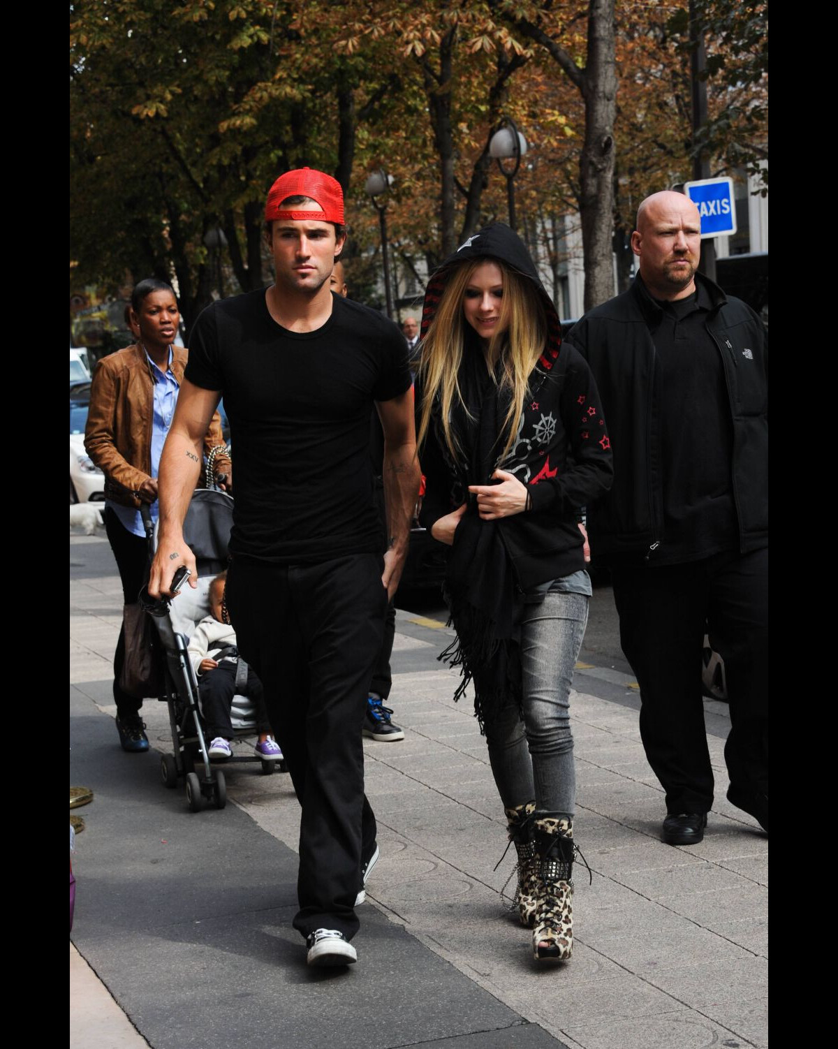 Photo : Avril et Brody à Paris en septembre 2011 - PureBreak