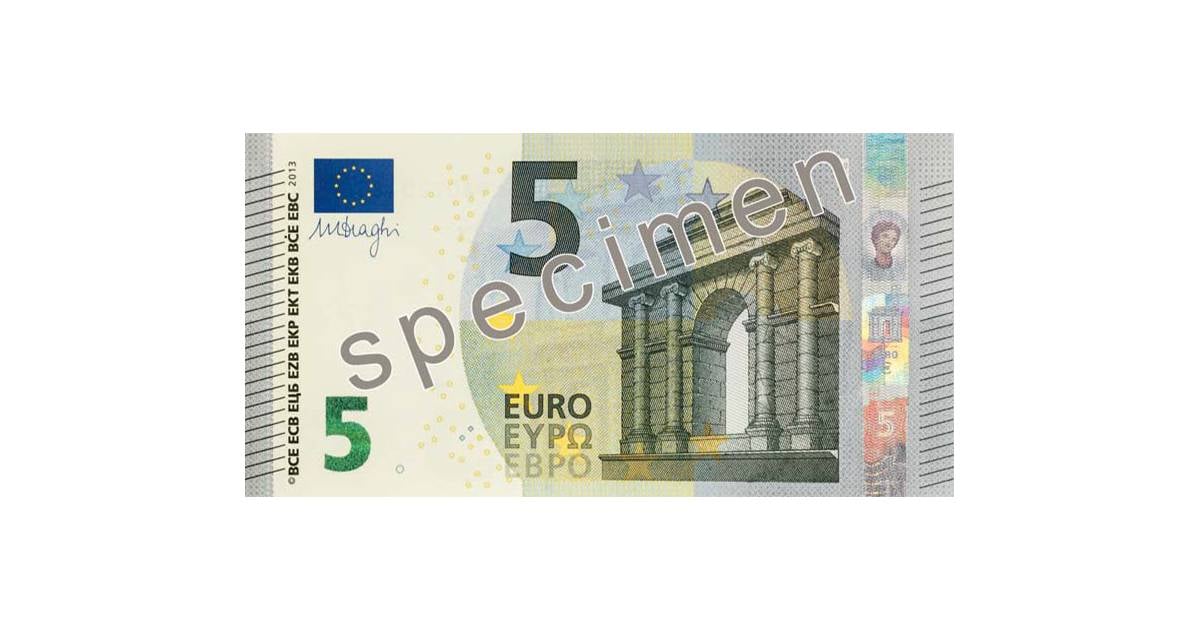 Un nouveau billet de 5 euros quasi identique bientôt en circulation ...