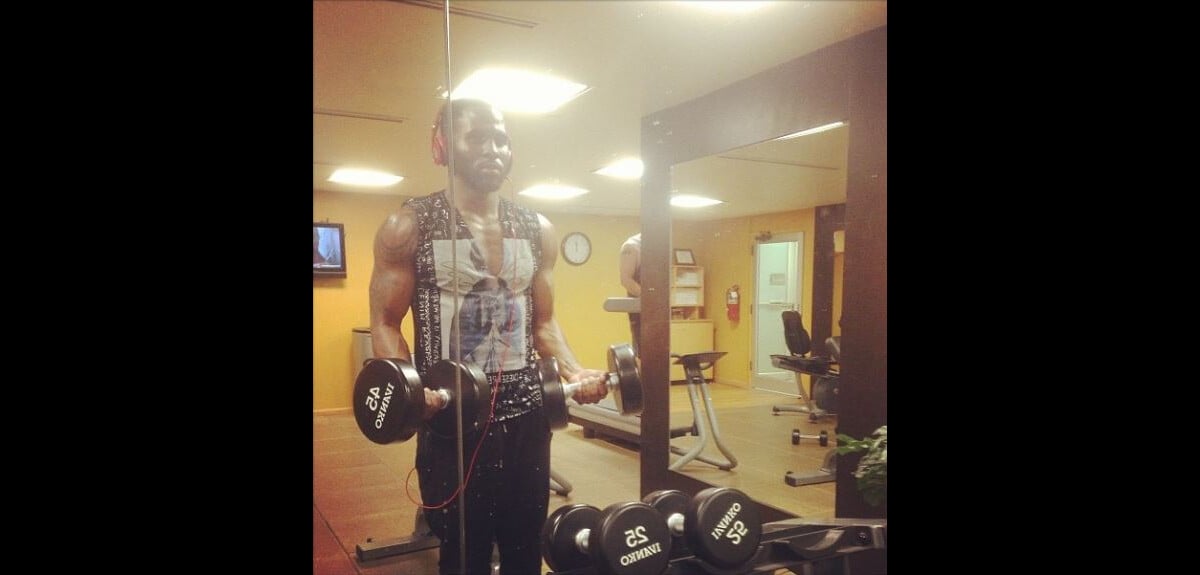 Photo : Jason Derulo en pleine séance de musculation sur Instagram ...