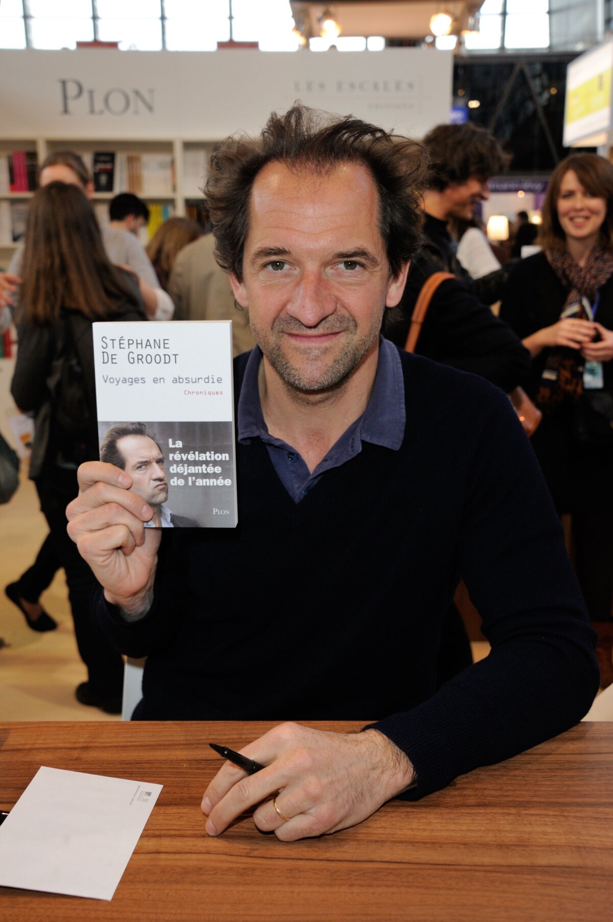 Photo : Stéphane De Groodt au Salon du Livre, le 23 mars 2014 - PureBreak