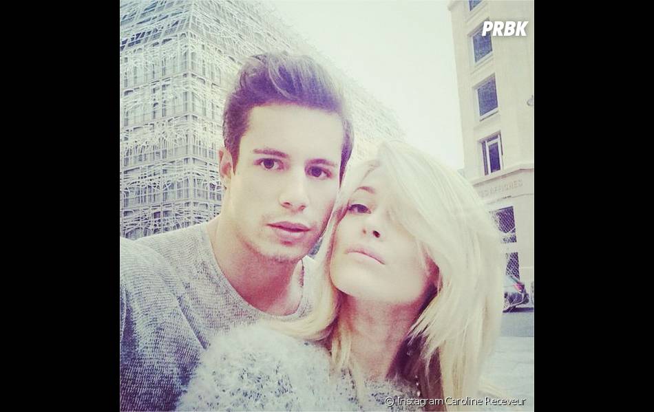 Caroline Receveur et Valentin Lucas sur une photo postée sur Instagram ...