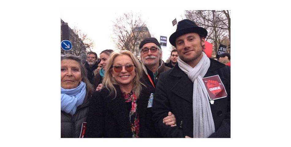 Véronique Sanson lors de la marche républicaine organisée à Paris et ...