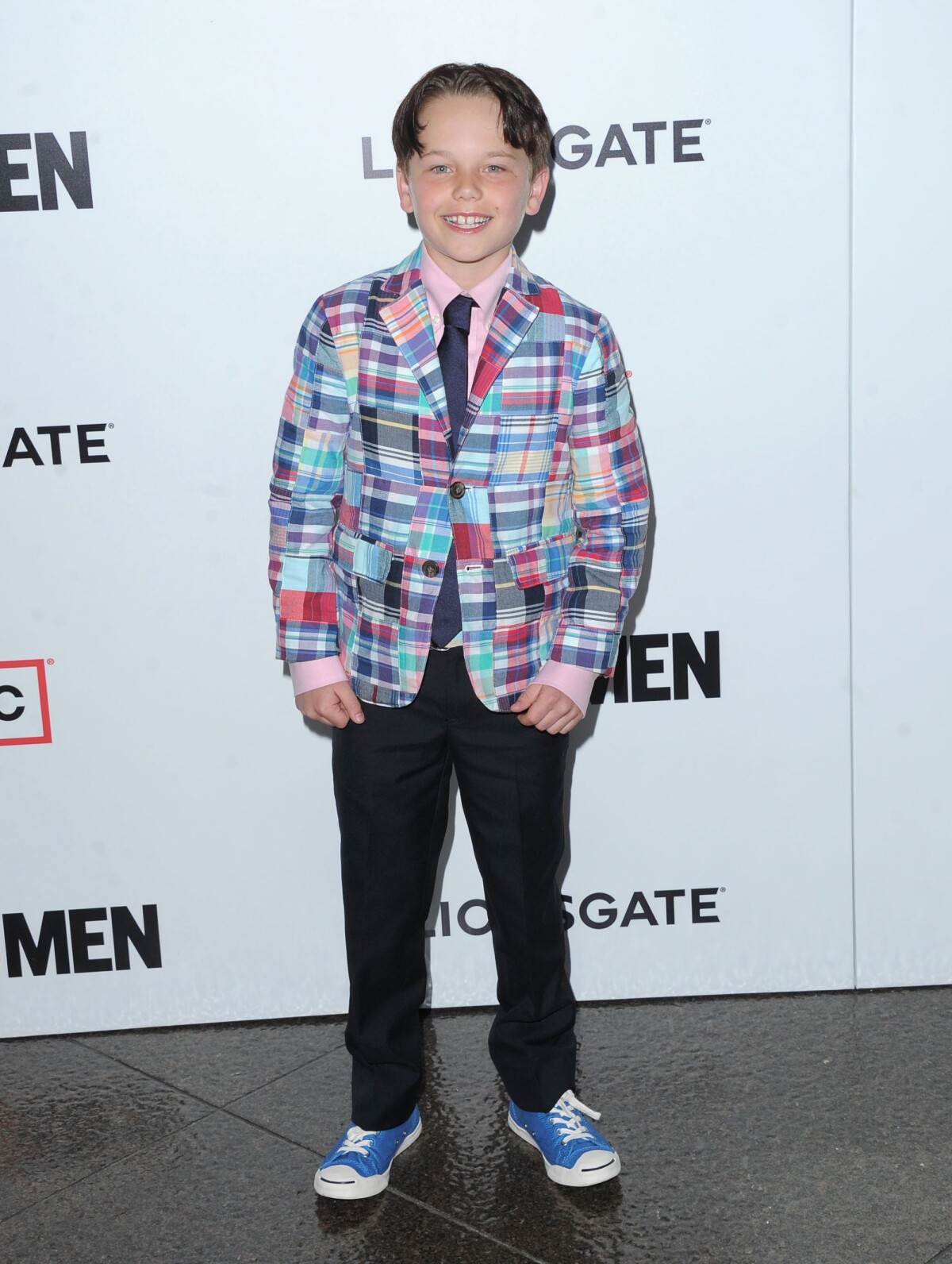 Photo : Mason Vale Cotton sur le tapis rouge de la série Mad Men en ...