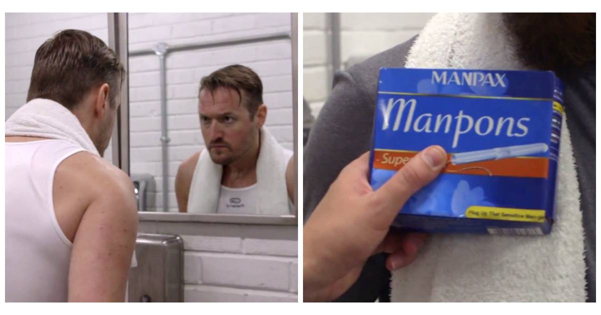 Et si les hommes avaient aussi leurs règles ? Une fausse pub hilarante ...
