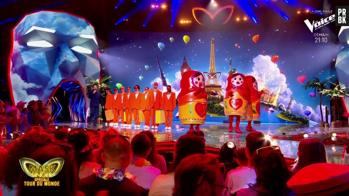 Photo : Les Poupées russes dans Mask Singer le 22 mai 2026, sur TF1 ...